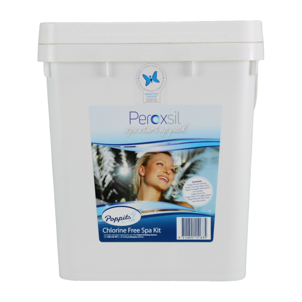 Poppits® Sanosil Spa Chemical Start Up Kit | Complete Chlorine-Free Spa ...